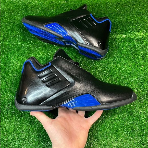 adidas | Shoes | Adidas Tmac 3 Black Royal Blue Basketball Shoes Gy258 ...